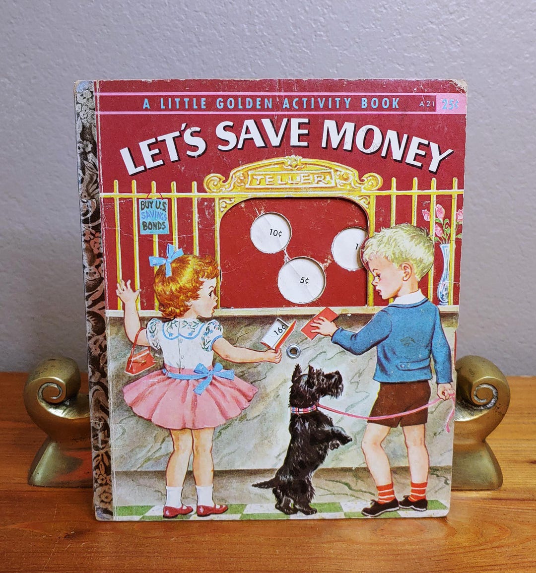 A Little Golden Activity Book, Let's Save Money, 1958, .25, a. Loyta ...