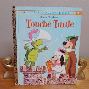 Touche Turtle, Hanna Barbera, A Little Golden Book, Carl Memling, "a ...