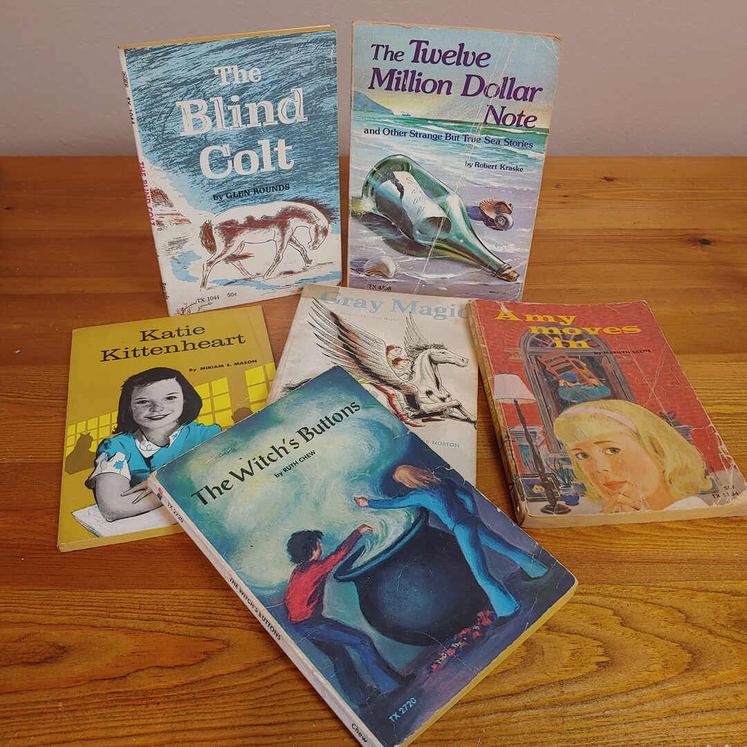 Scholastic Books Vintage Bookset 70's, Pb, Amy Moves In, Gray Magic ...