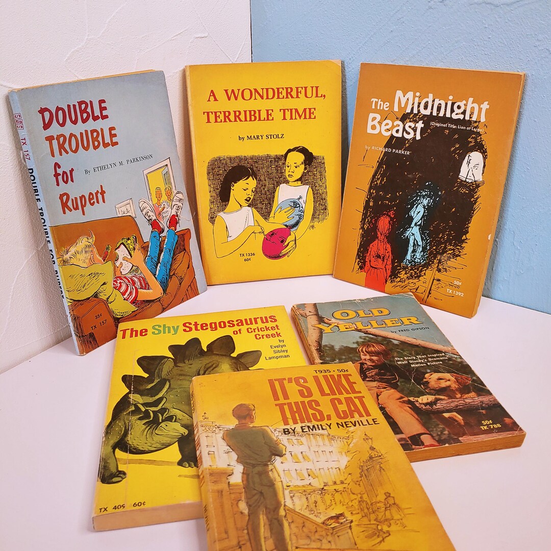 Vintage Book Lot of 6 Scholastic SBS Paperbacks, 1960's, It's Like This ...