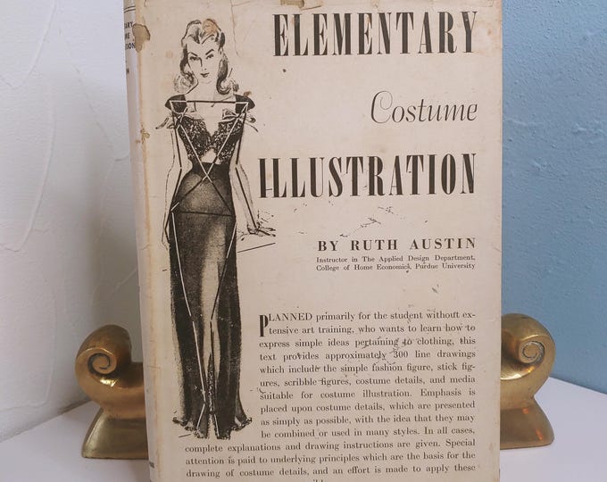 Elementary Costume Illustration, Ruth Austin, HC/DJ, Mcgraw-hill, 1st ...
