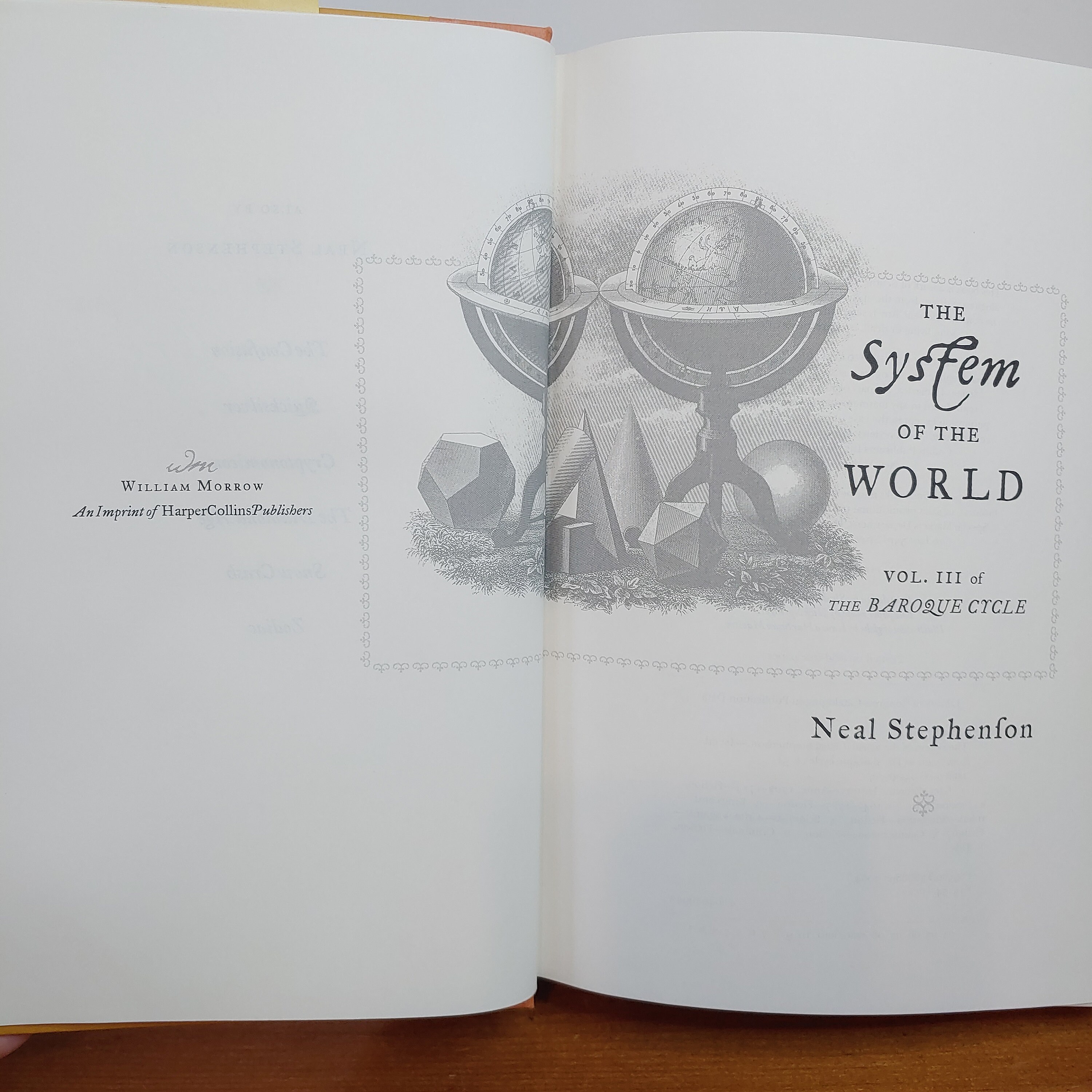 The Baroque Cycle, the System of the World, Volume Three, Neal ...
