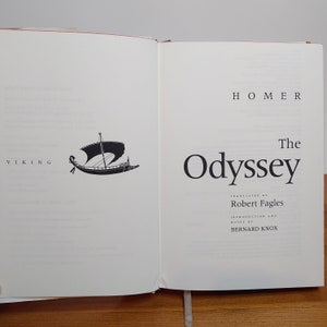 The Odyssey Homer, Translated by Robert Fagles, HC/DJ, Viking, 1996 ...