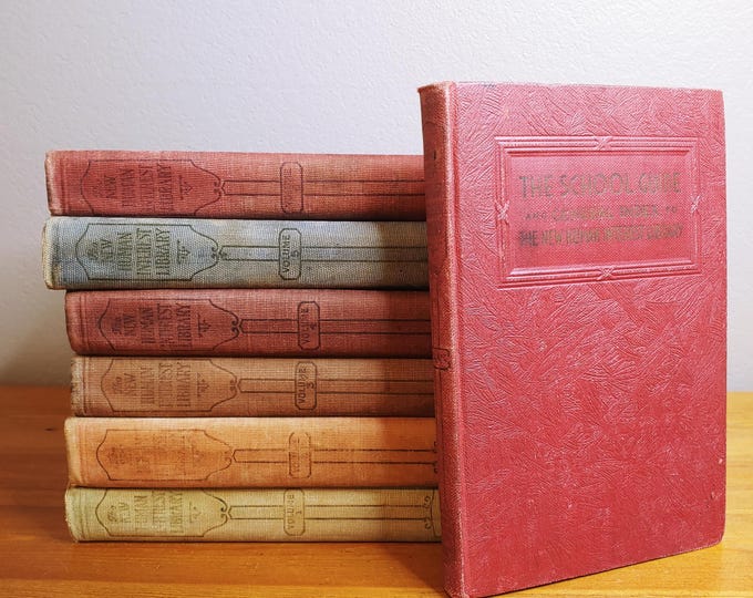 Vintage Children's Book Set, the New Human Interest Library, Vol. 1-6 ...