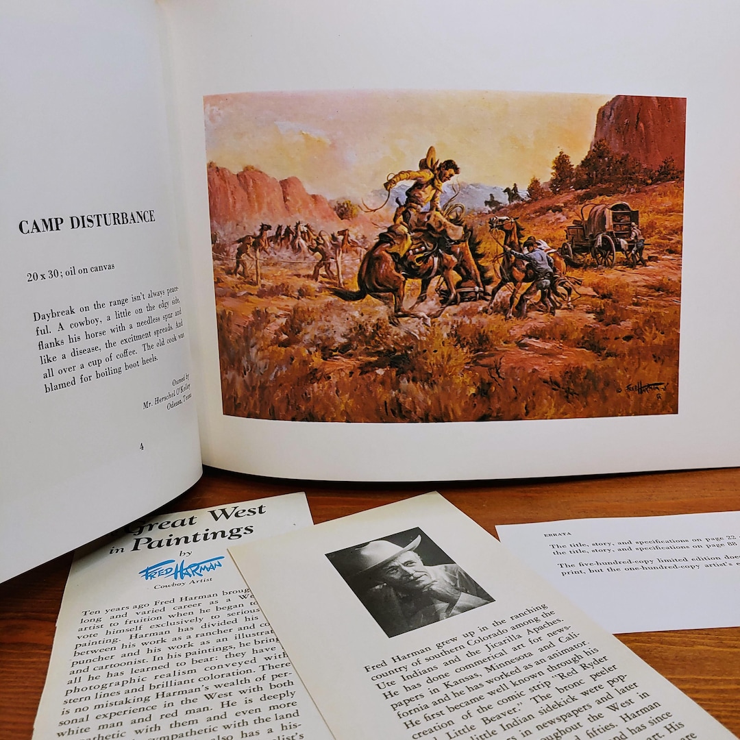 The Great West in Paintings, Fred Harmon, the Cowboy Artist, Author ...
