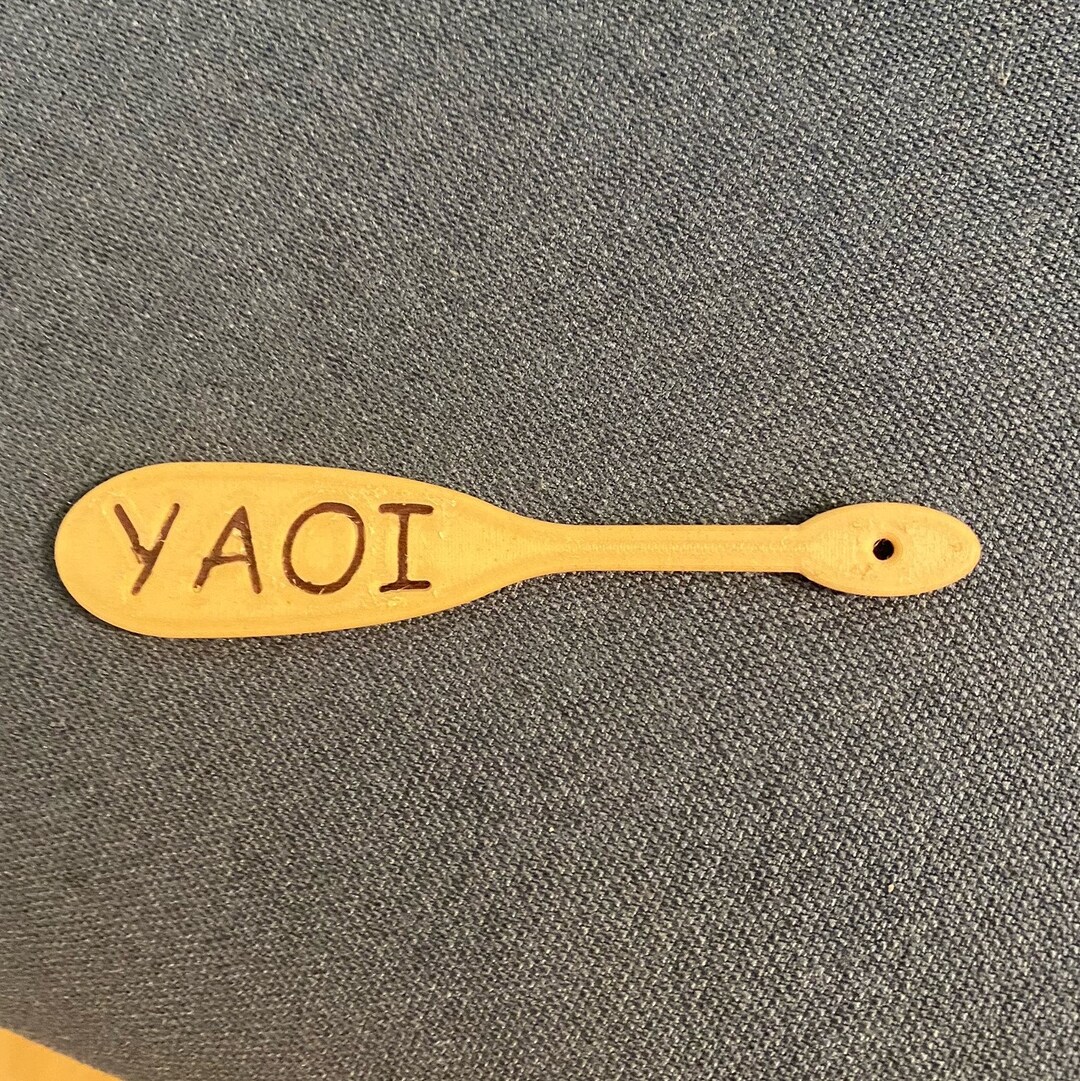 Mini 3D Printed Yaoi Paddle Pin - Etsy