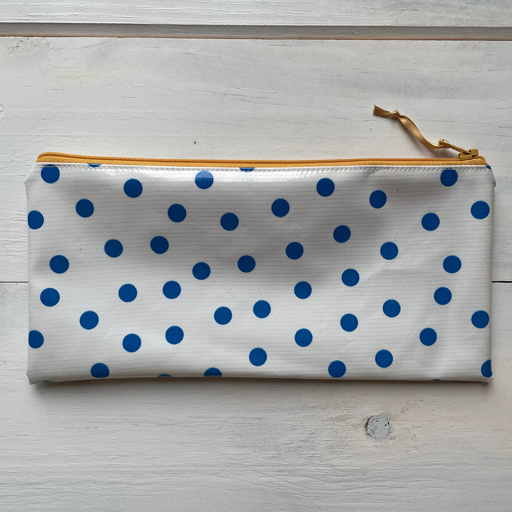 Oilcloth Pencil Pouch Fabric Pencil Case | Etsy