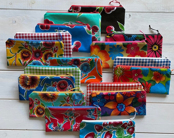 Large Floral Pencil Case / Rifle Paper Co / Pen Case / Makeup Pouch ...