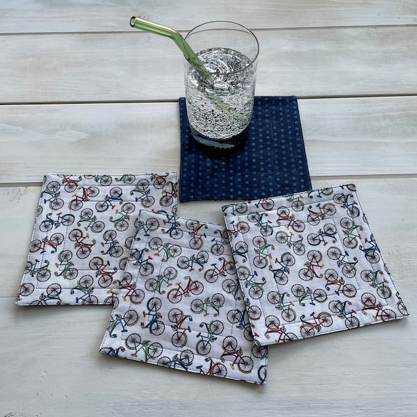 Bicycle Coasters - Etsy