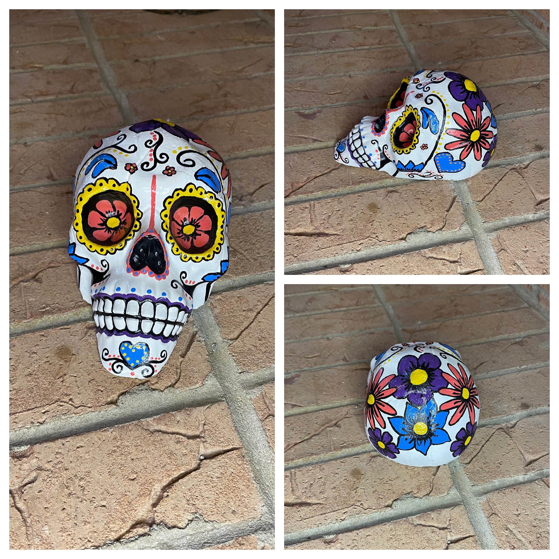 Traditional Mexican Art Skull