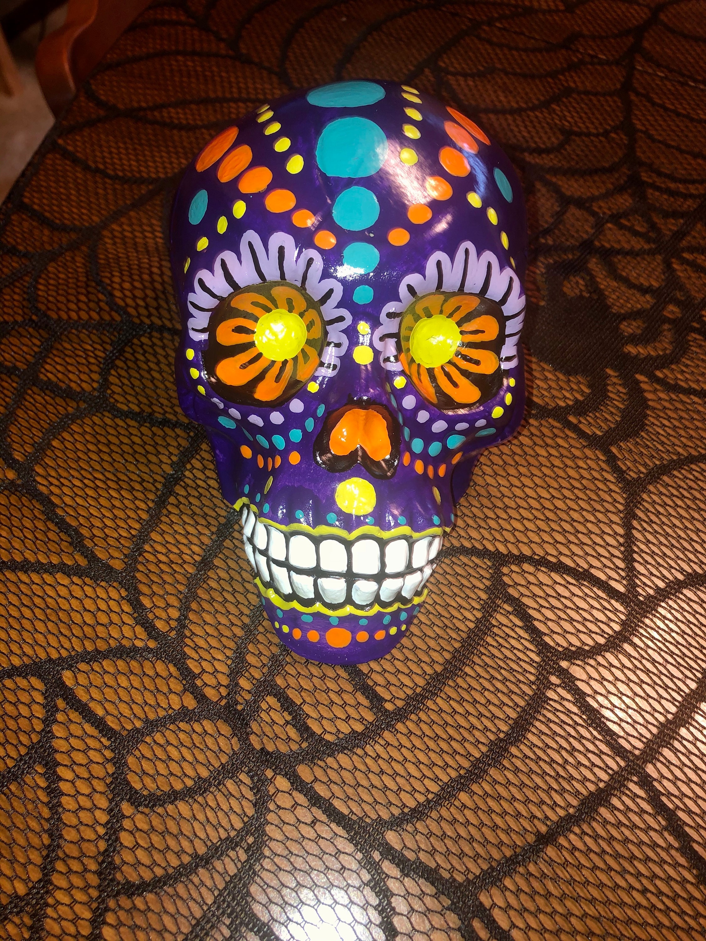 Purple Sugar Skull