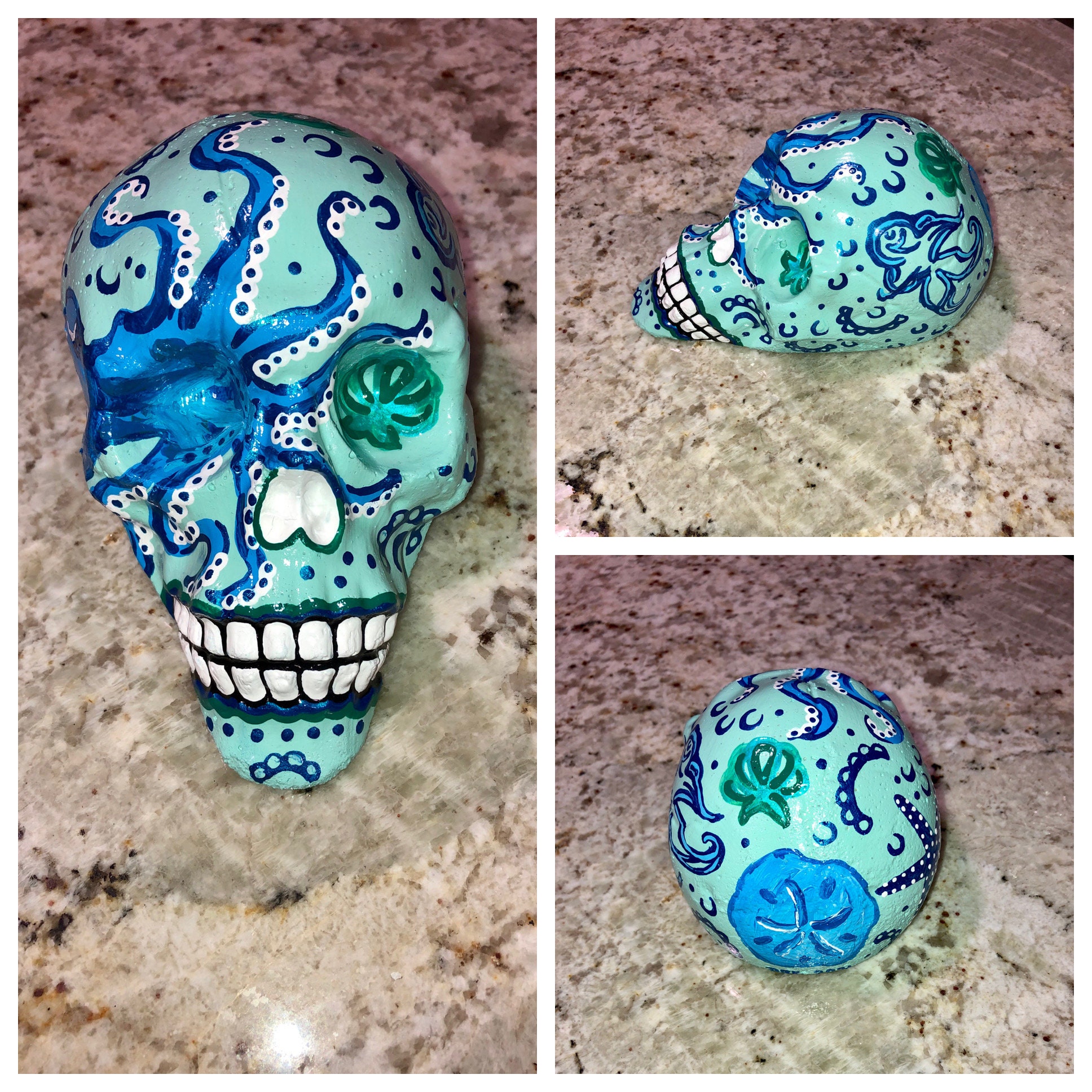 Sugar Skull Sea Turtle