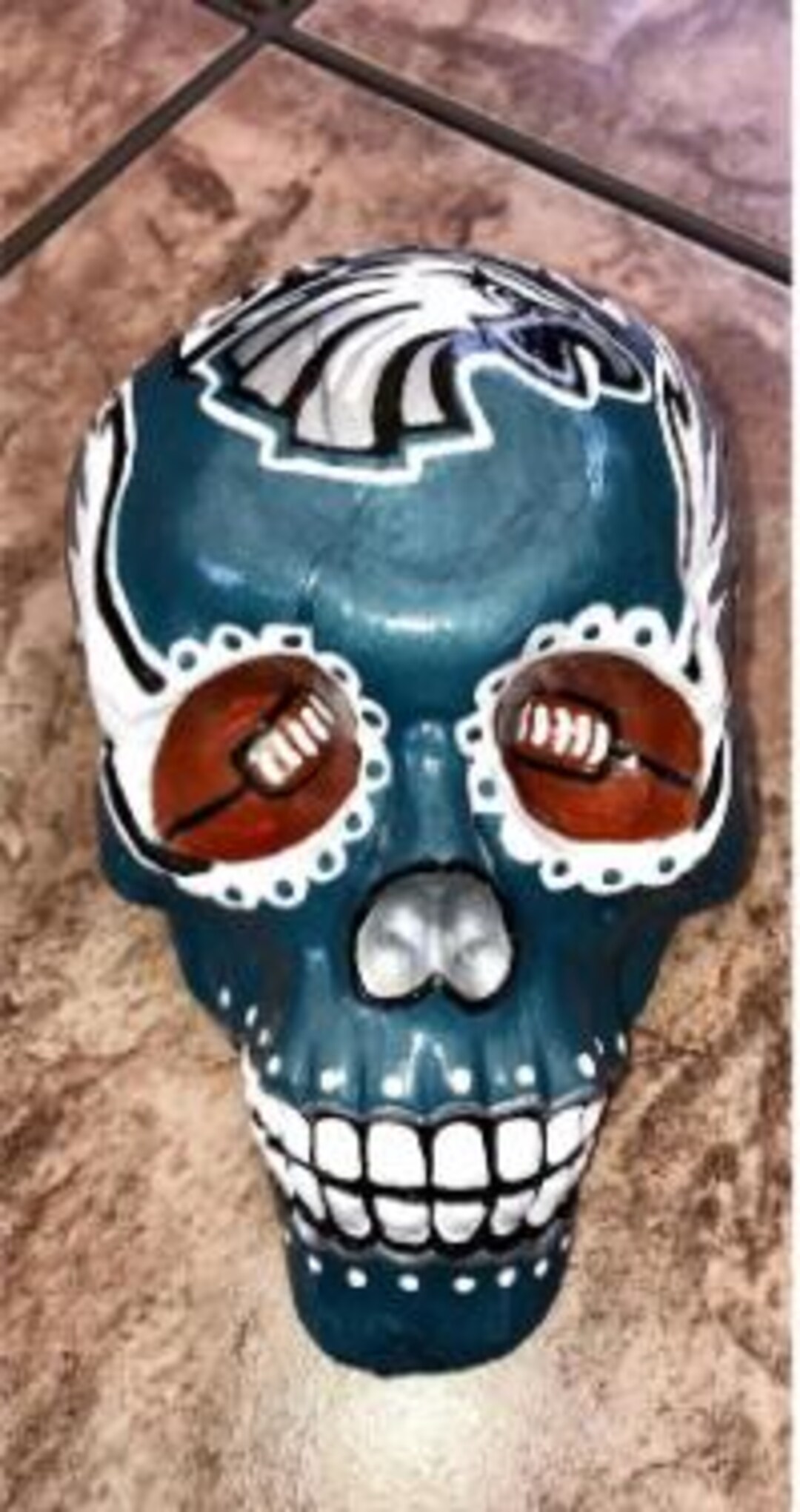 NFL Team Sugar Skull Day of the Dead Decor, NFC East Collectibles ...