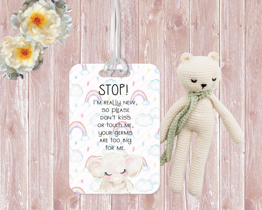 Baby Pram Tags - Don't Touch Pram Tag - Gifts for Babies - New Born ...