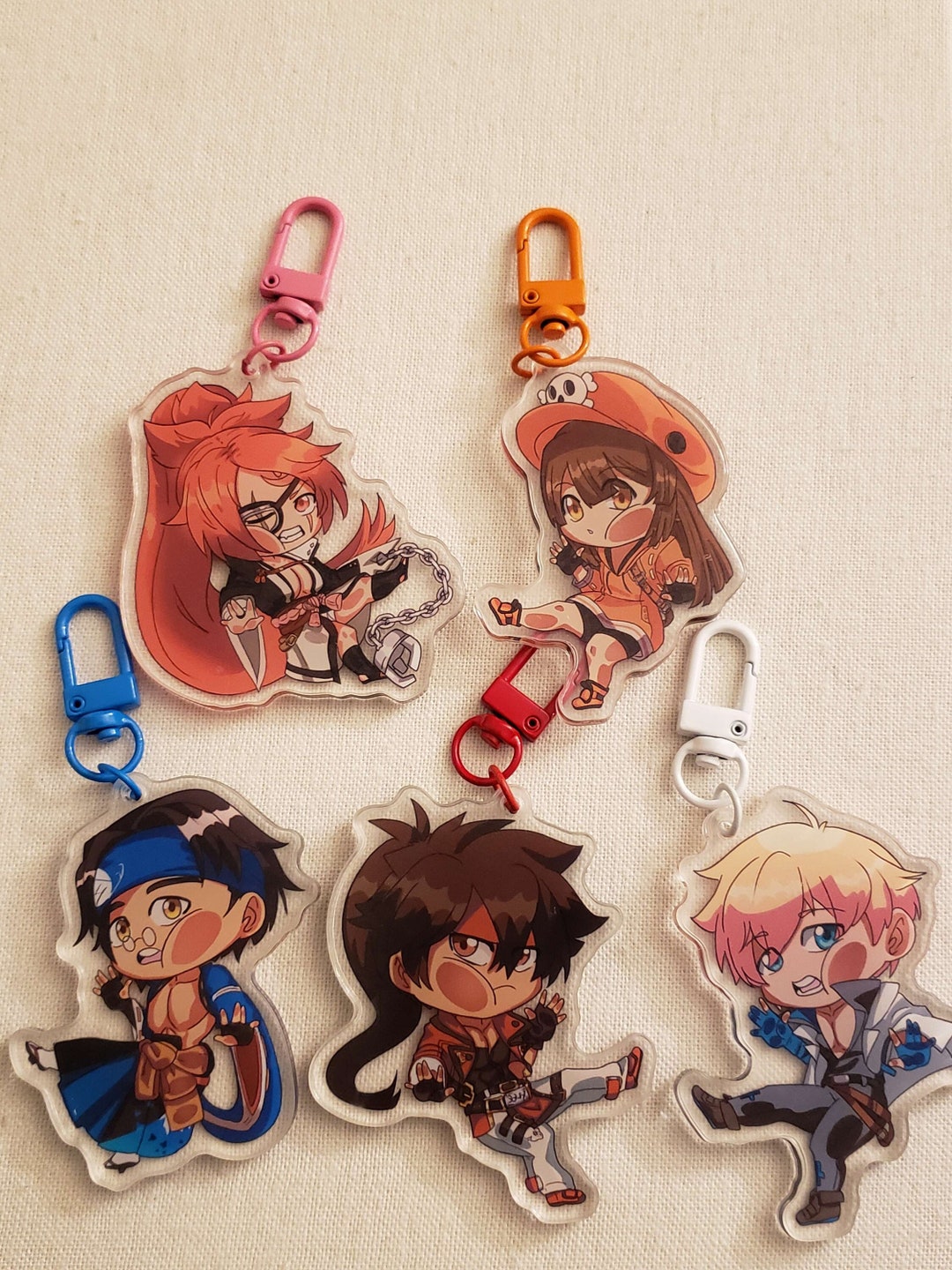 Guilty Gear Acrylic Charms 3 Inch Keychain Lanyard Accessory - Etsy