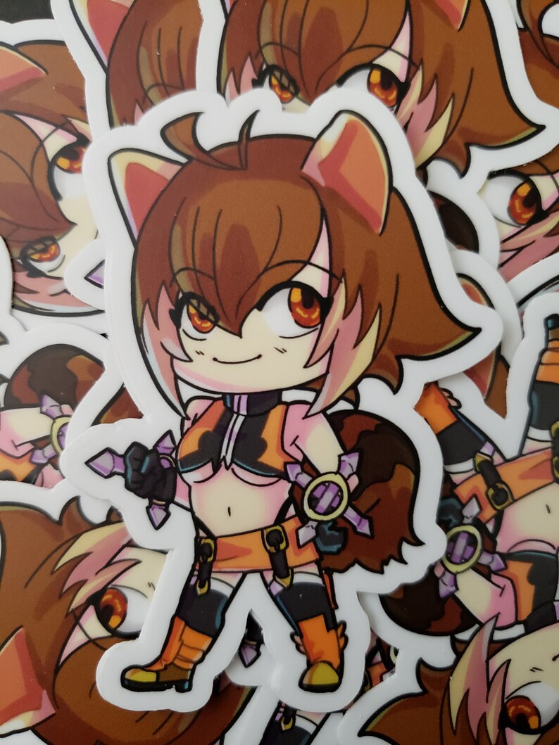 Blazblue 3 Inch Matte Vinyl Stickers | Etsy