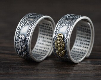 Heart Sutra Ring - Etsy