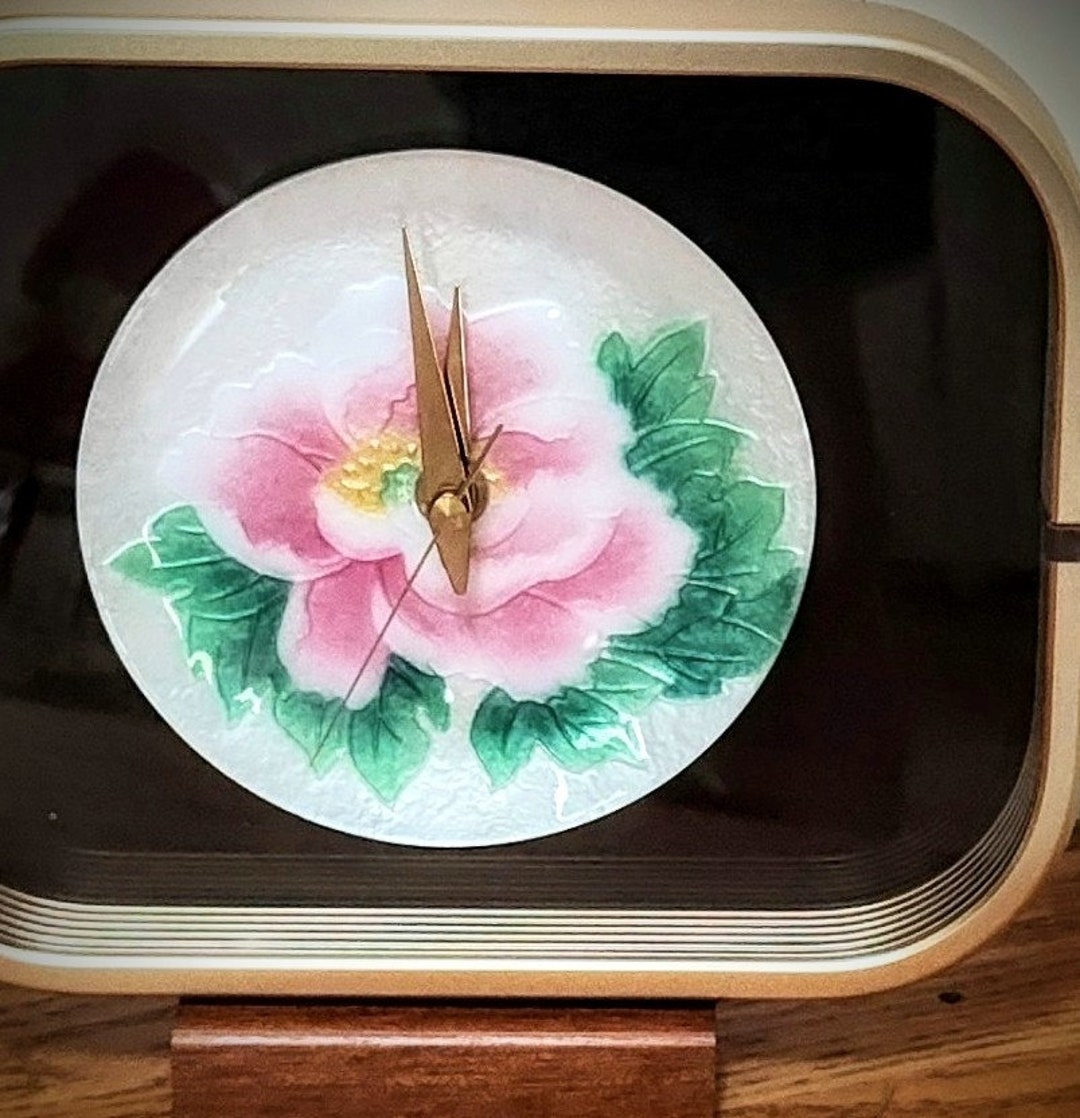 Hinode Cloisonne Vintage Quartz Clock by Lord King Nitto Japan With ...