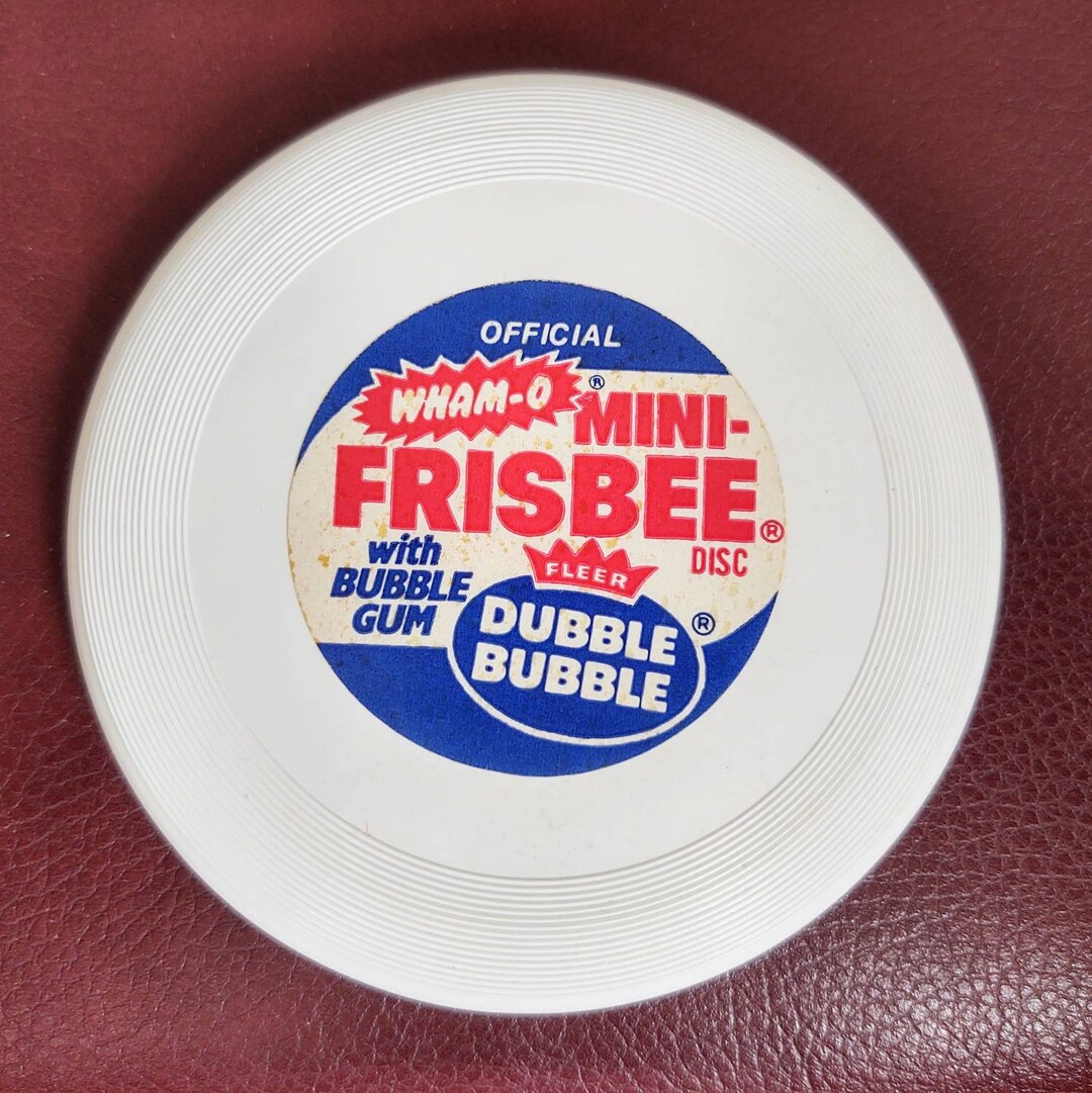 Double Bubble Mini Frisbee. Vintage Promotional Toy Free Shipping in ...