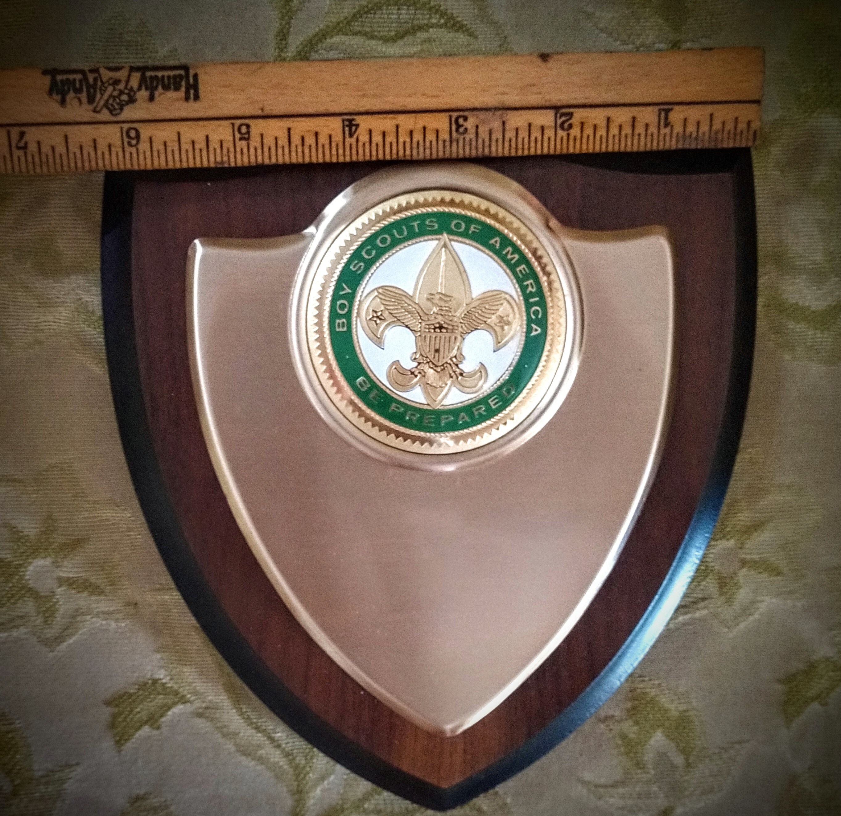 Vintage Boy Scout Award Plaque Blank. Free Shipping in the - Etsy
