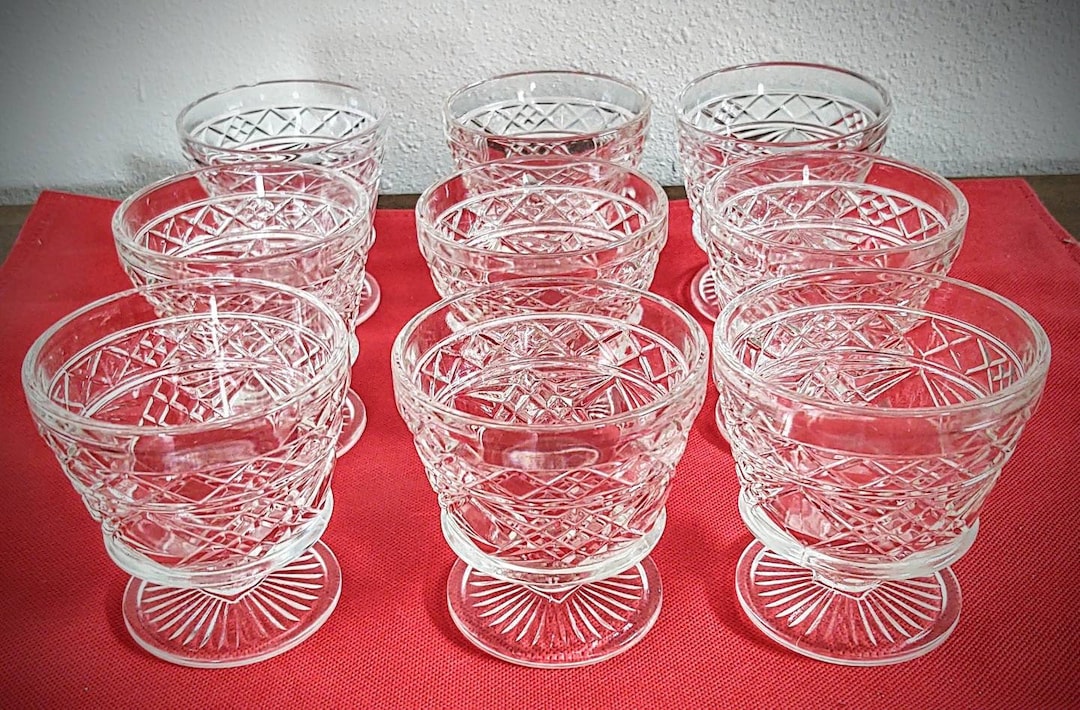 Big Top Peanut Butter Hazel Atlas Vintage Footed Stemmed Pressed Glass ...