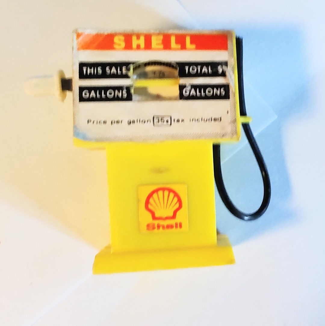 Toy Shell Gas Pump. Motorized 1970's Toy Made in Germany. Free Shipping ...