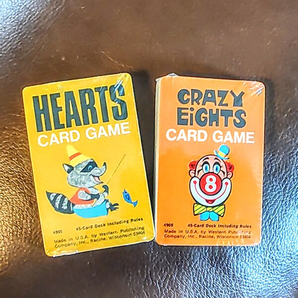 Whitman Crazy Eights - Etsy