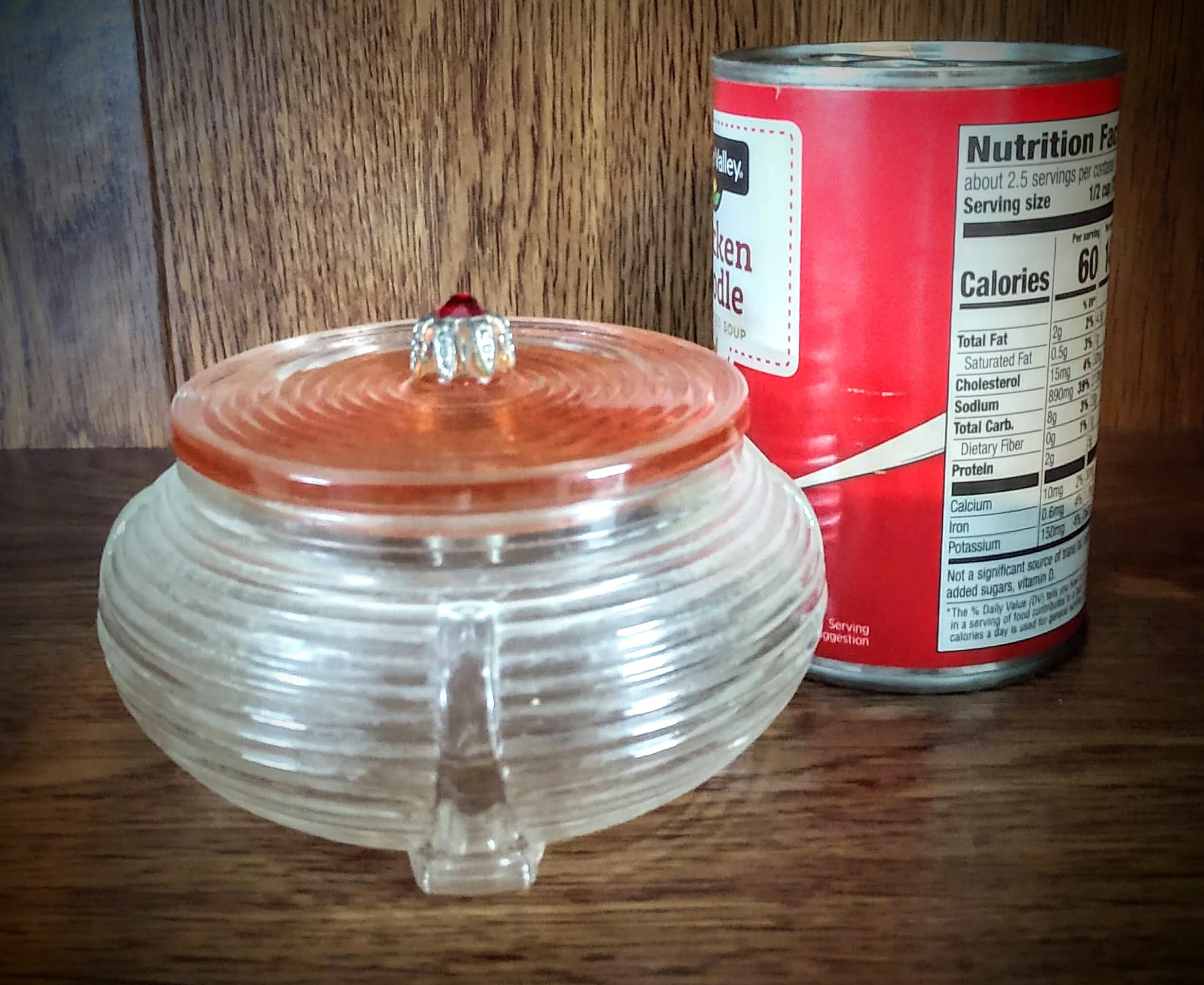 Vintage Art Deco Ribbed Face Powder Jar. Free Shipping in the ...