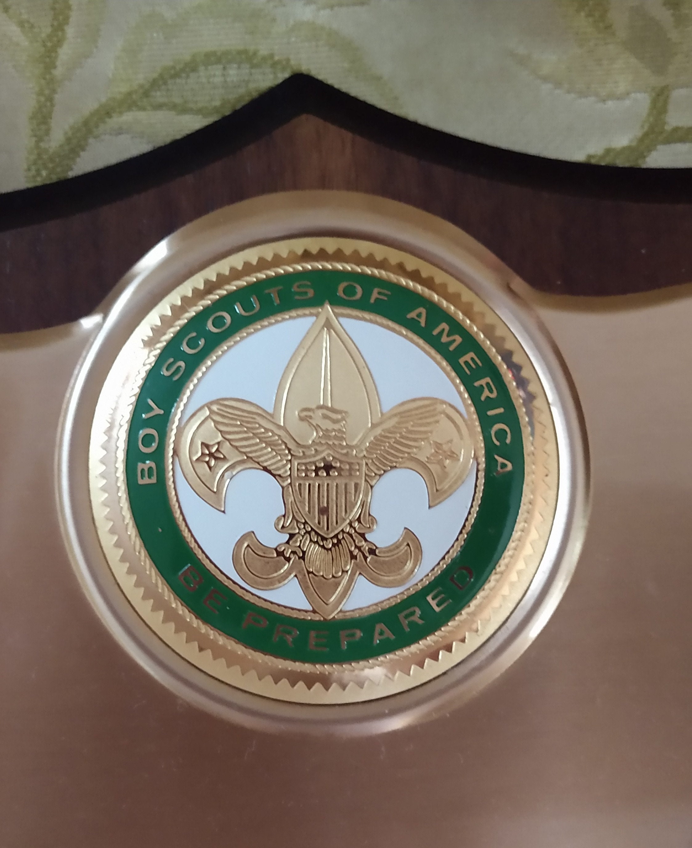 Vintage Boy Scout Award Plaque Blank. Free Shipping in the - Etsy