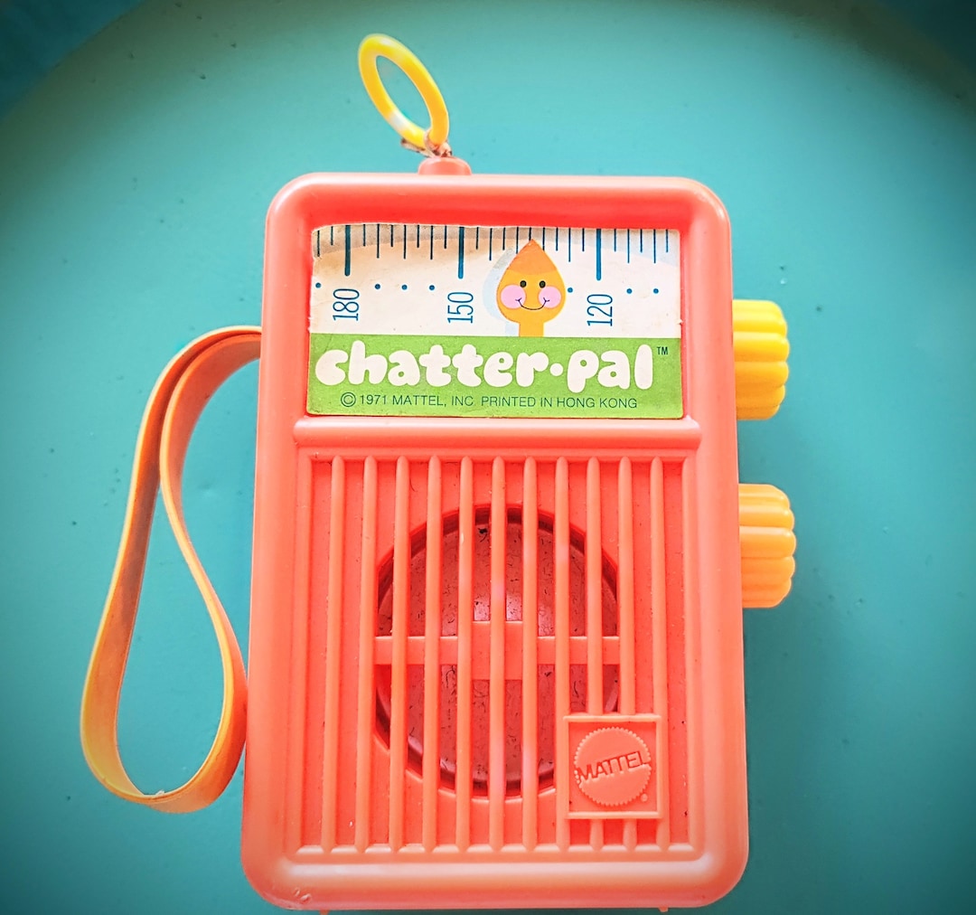 Mattel chatter Pal 1971 Vintage Toy Radio. Free Shipping in the ...