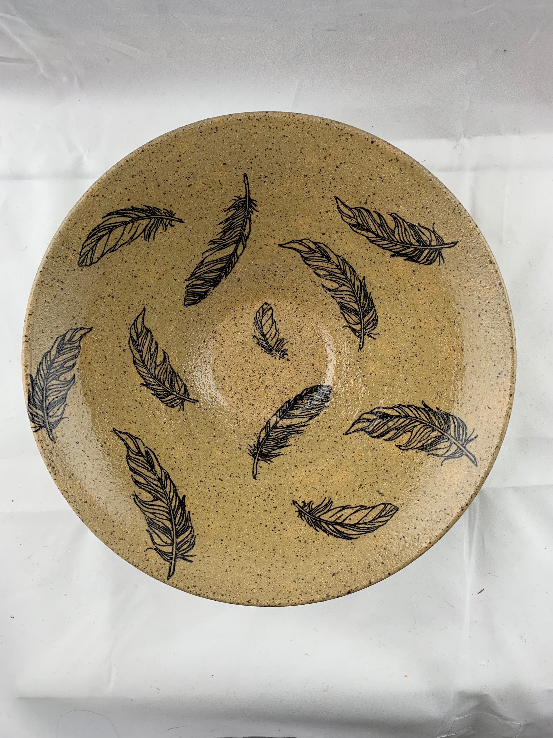 Medium Size Bowl Glossy Speckled Tan Clay Clay With Large - Etsy UK