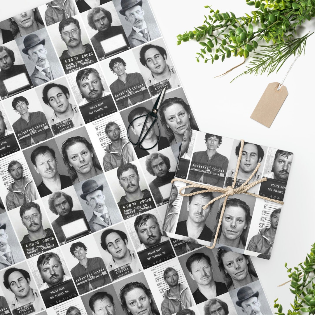 Serial Killer Wrapping Paper True Crime Junkie True Crime - Etsy