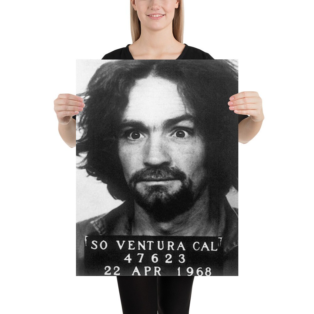 Charles Manson Poster Helter Skelter Murderabilia Cult - Etsy