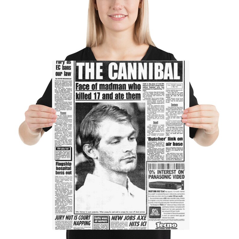 Milwaukeecannibal Newspaper Article On Jeffrey Dahmer