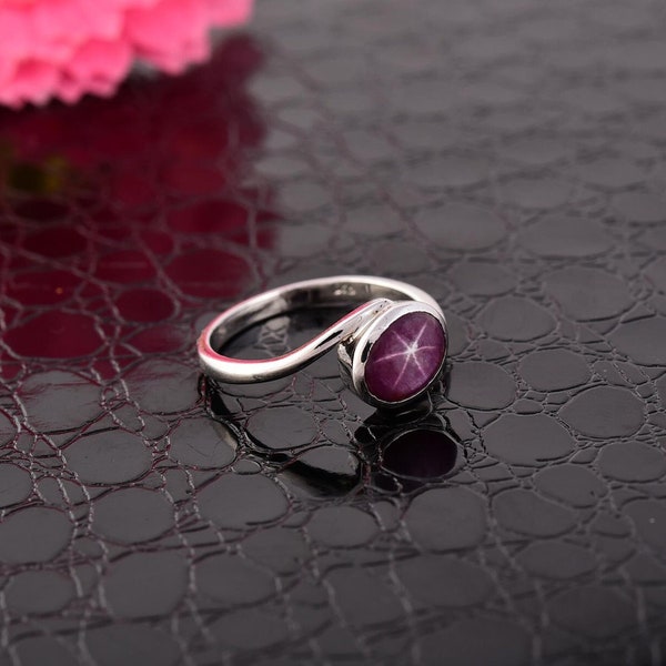 Star Ruby Ring - Etsy