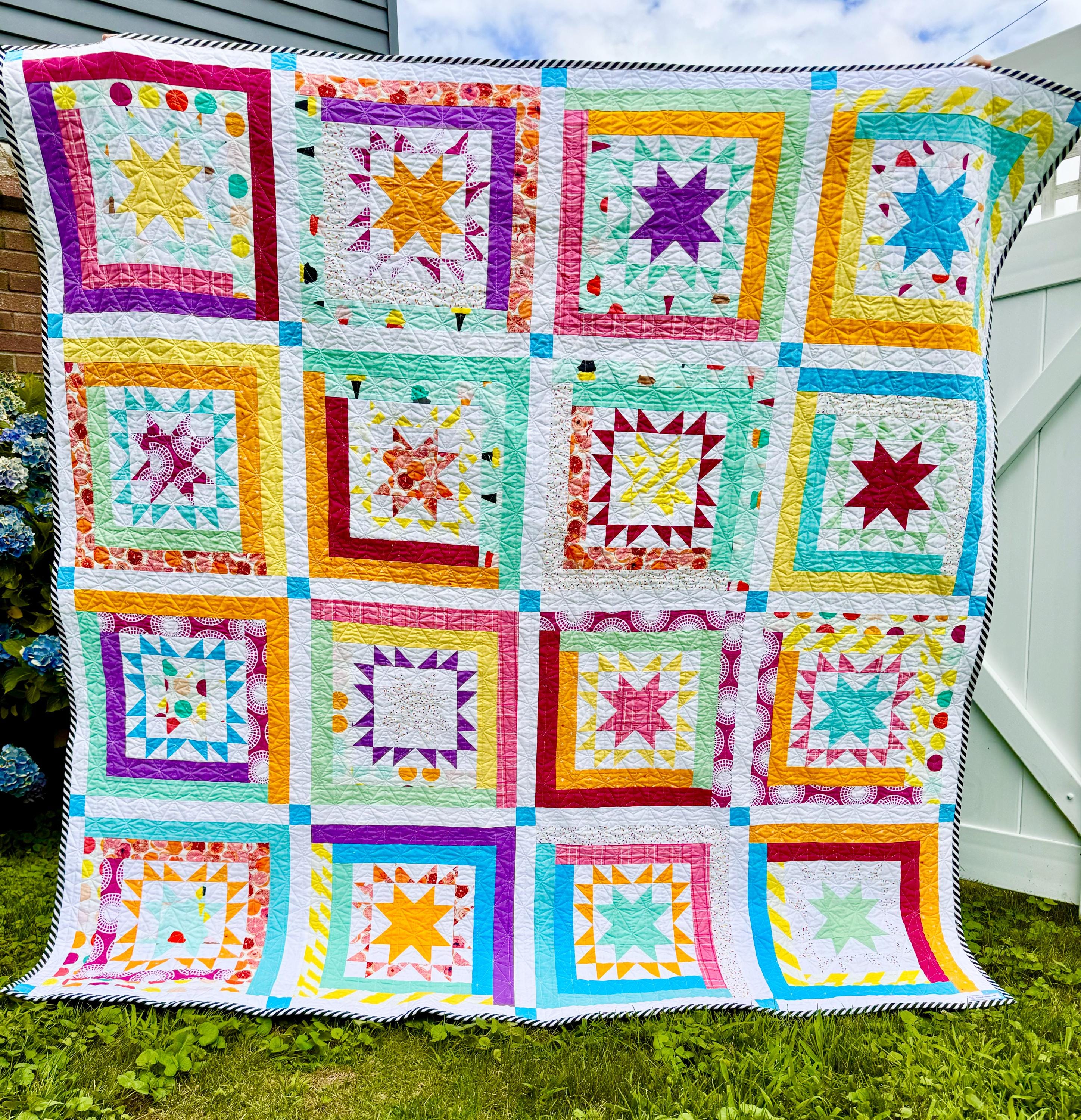Throw Quilt - Etsy