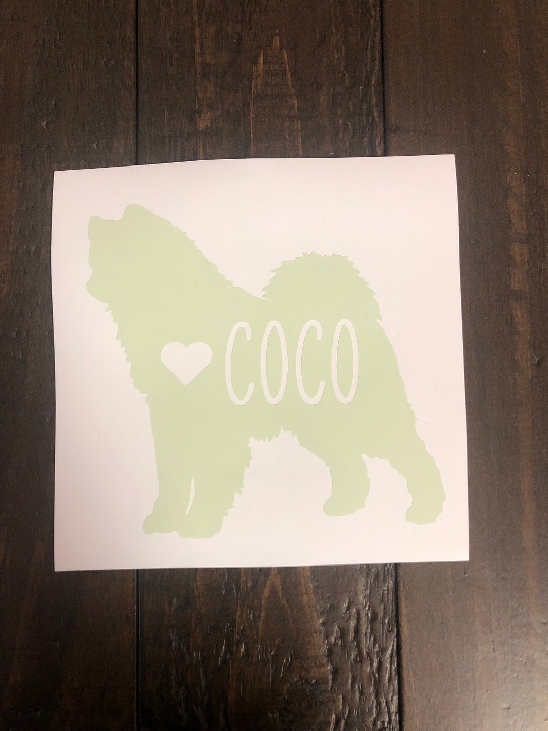 Samoyed Decal Dog Decal Car Decal Samoyed Sticker Decal - Etsy