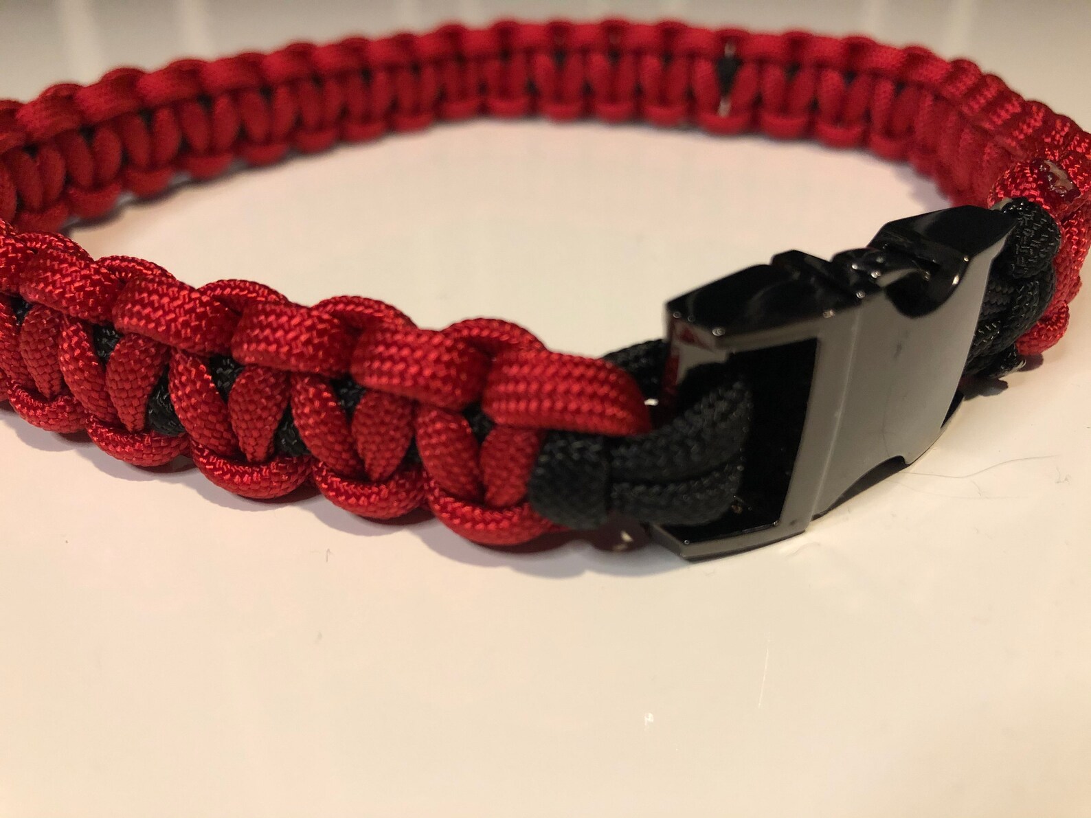 Paracord Cobra Braid Collar Sora - Etsy UK