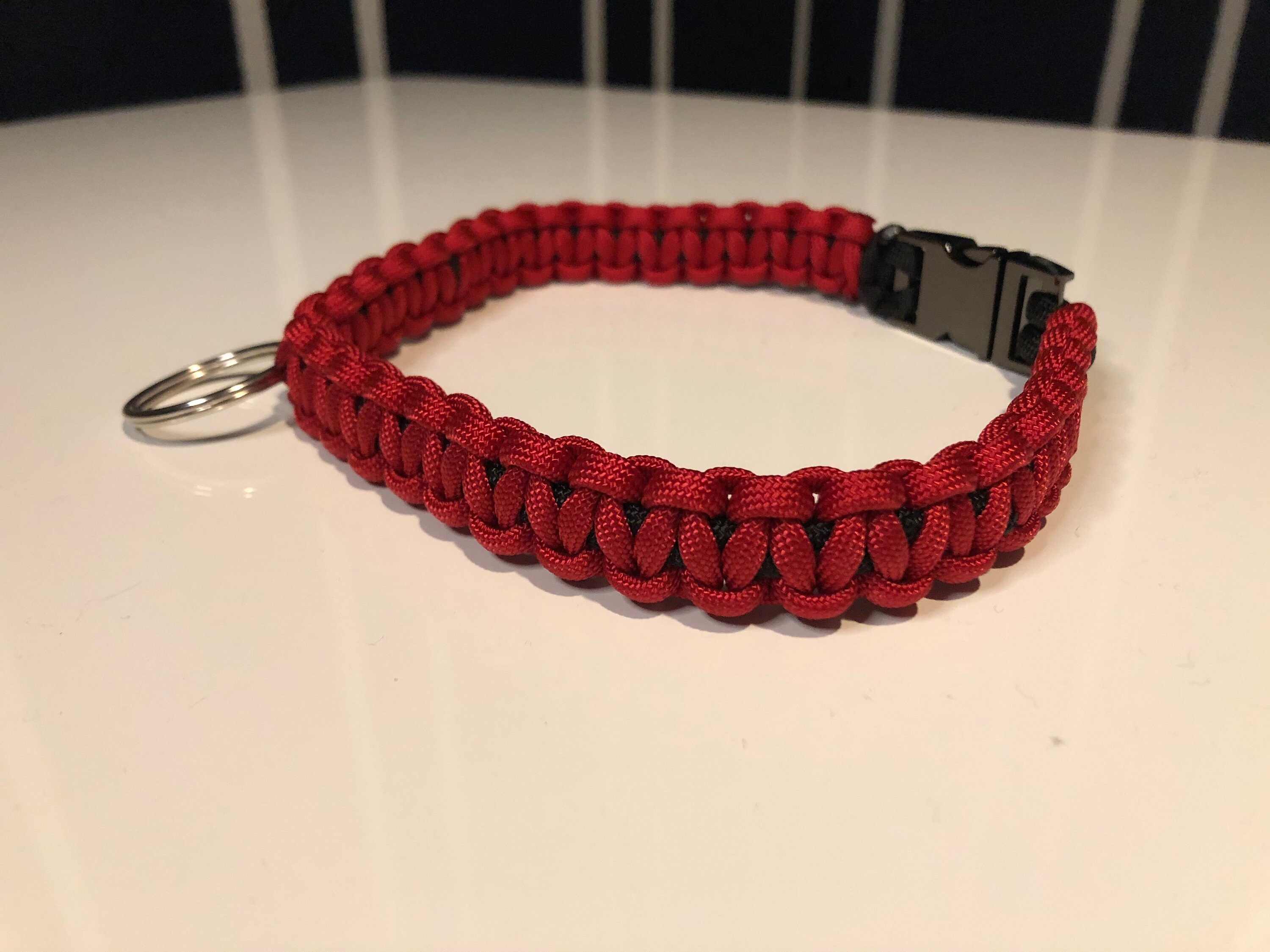 Paracord Cobra Braid Collar Sora - Etsy UK