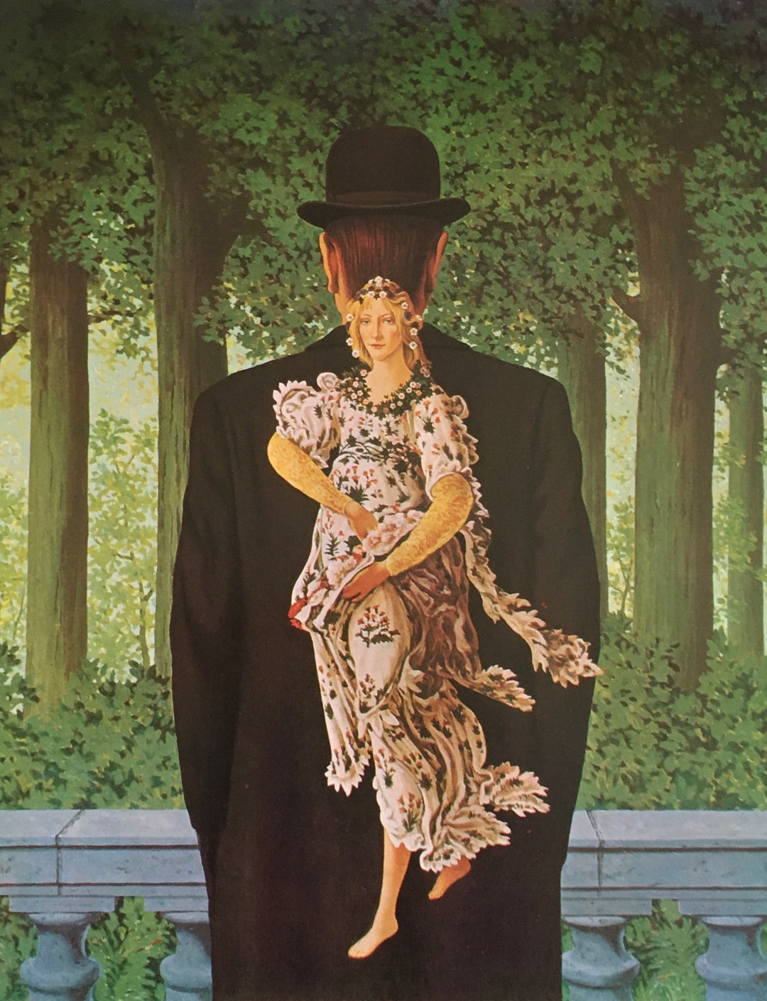 Original Vintage Print 1973 by Rene- Magritte. Ready Made Bouquet (1957 ...