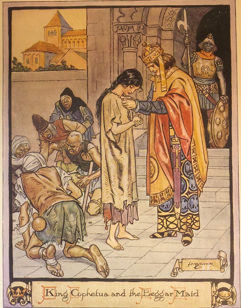 Original Vintage Print 1934 by H.M. Brock. British Illustrator. King ...