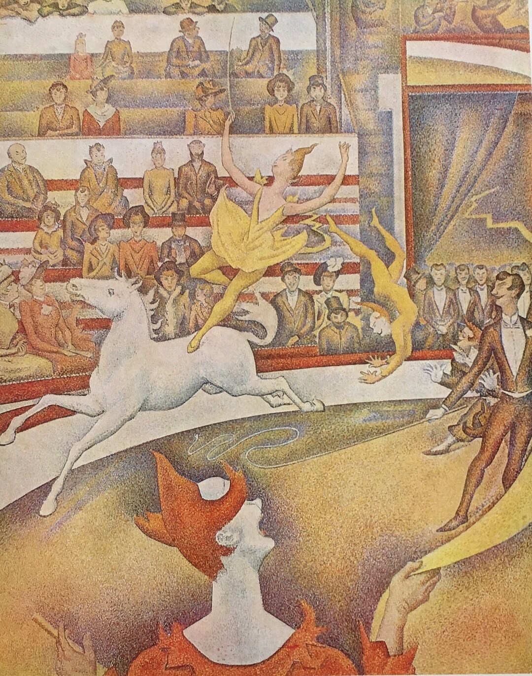 Original Vintage Print 1971 by Georges Seurat. the Circus 1891 ...