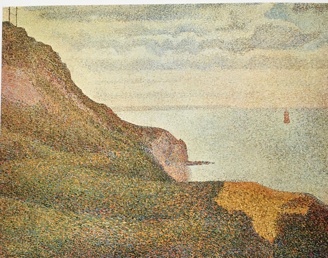 Original Vintage Print 1989 by Georges Seurat Loading Hoist at the ...