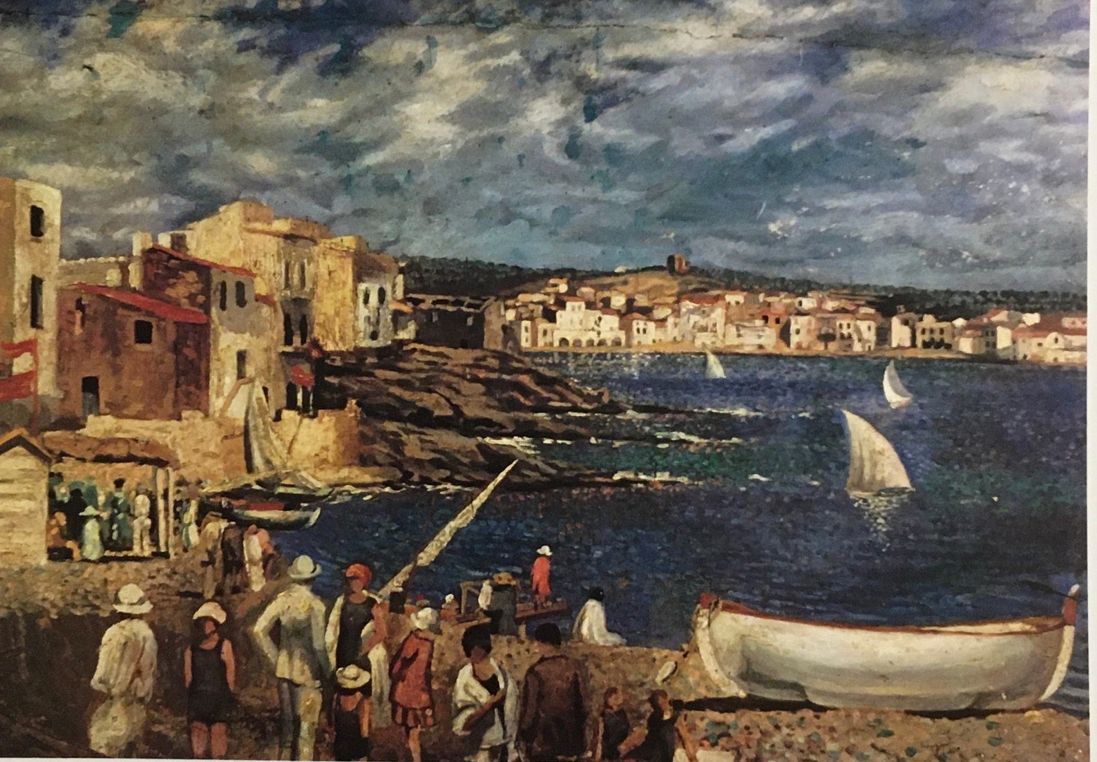 Original Vintage Print 1985 by Salvador Dali. Llaner Beach in - Etsy