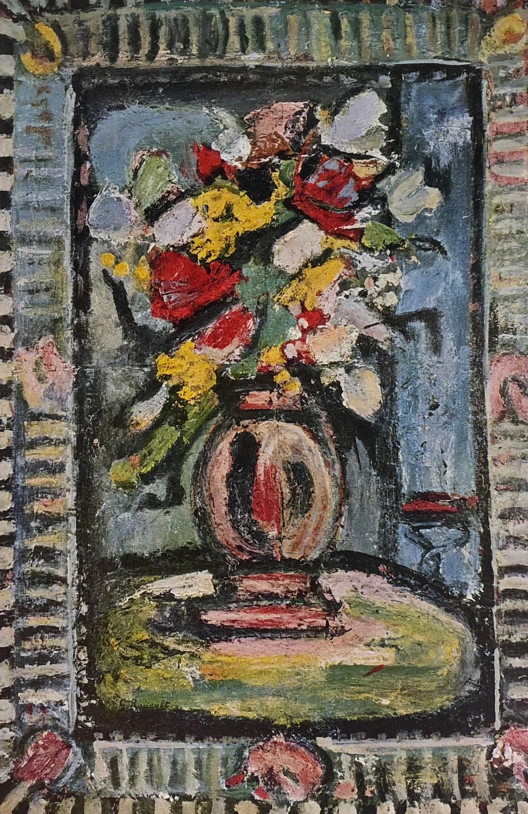 Original Vintage Print 1958 by Georges Rouault. Bouquet. Flowers (1938 ...