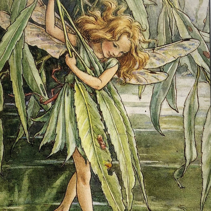 Vintage Fairy Print - Etsy