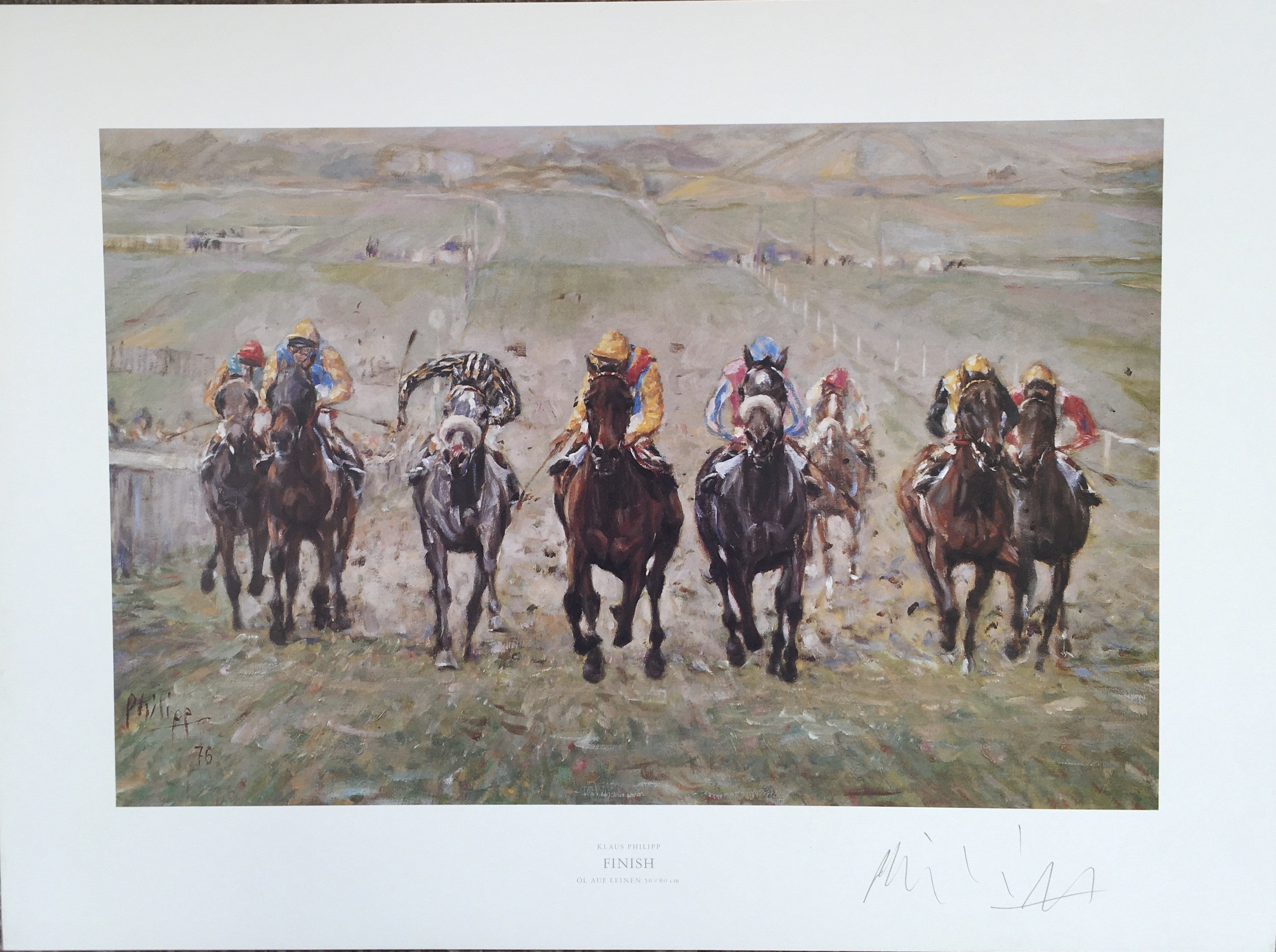 Klaus Philipp Original Vintage Print 1981 Signed. the Finish - Etsy