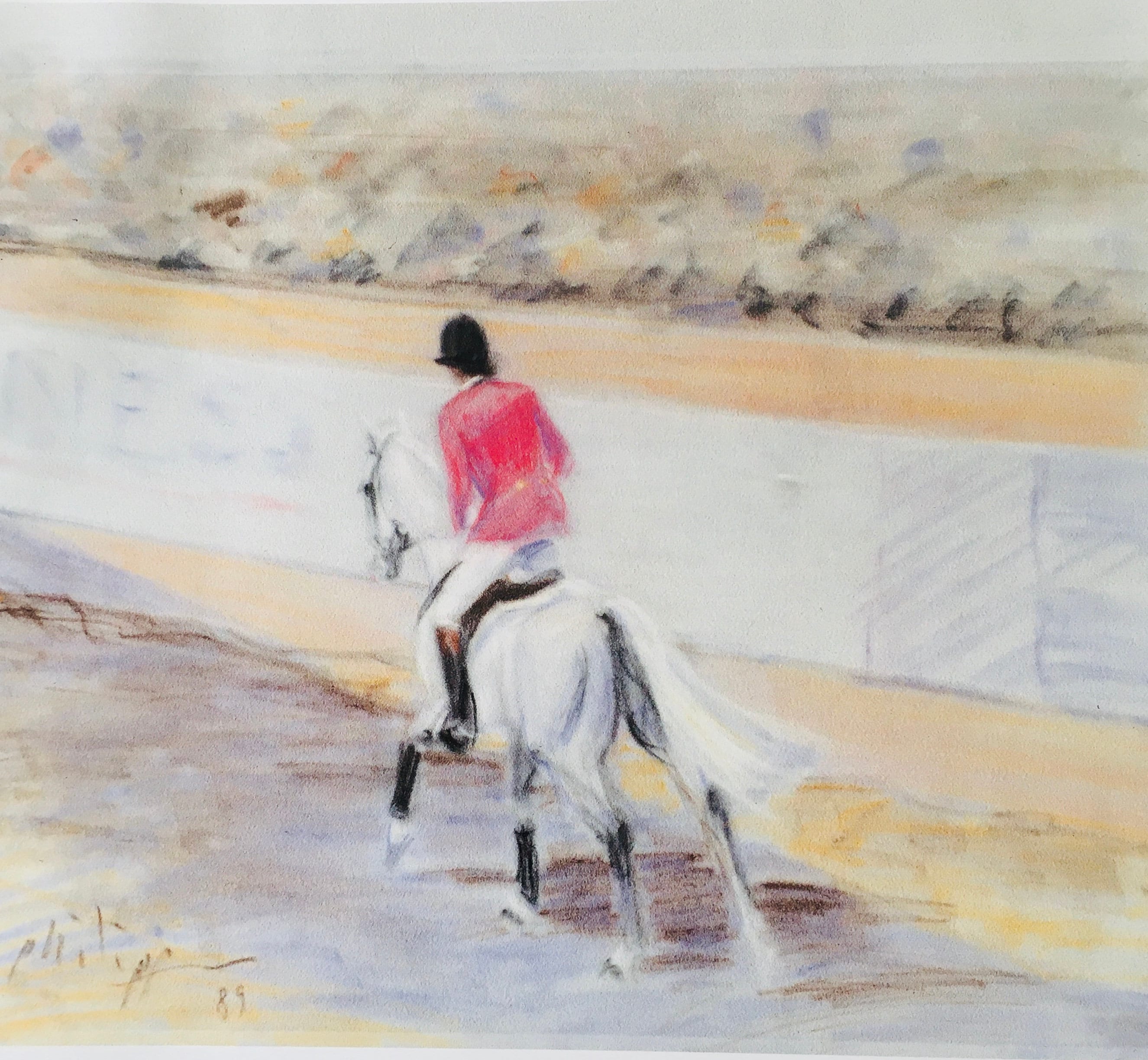 Klaus Philipp Original Vintage Equestrian Print 1992. Mostrar | Etsy