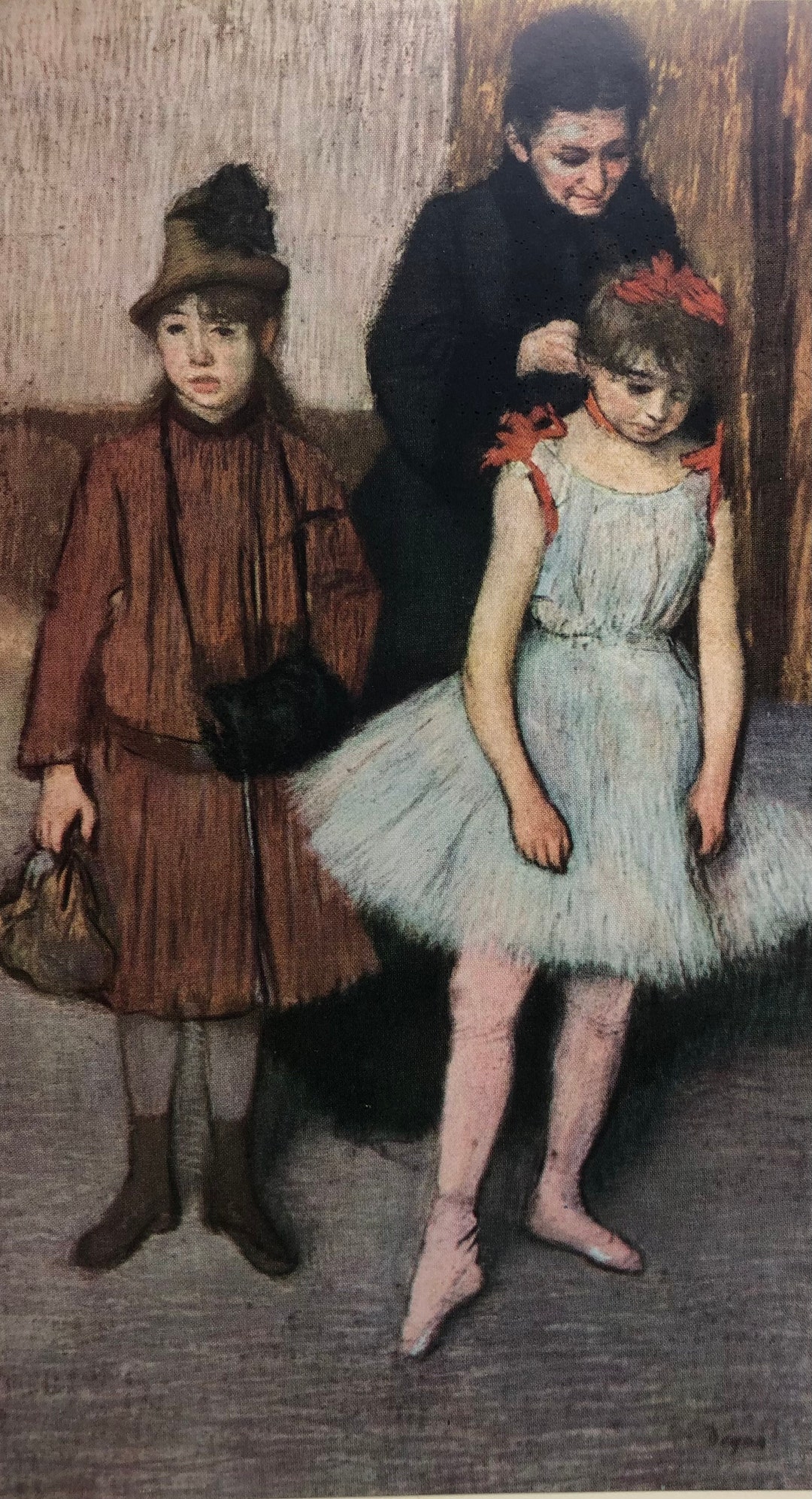 Tirage vintage original de 1951 par Edgar Degas. La famille Manté ...