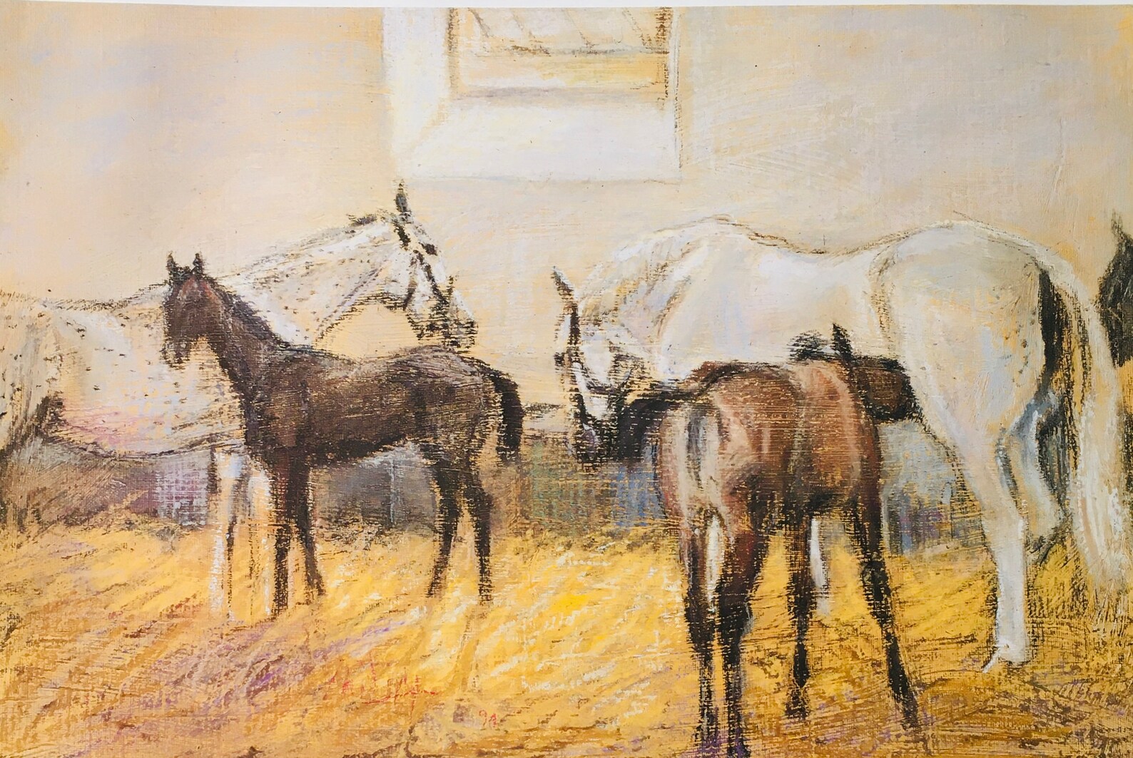 Klaus Philipp Original Vintage Equestrian Print 1992. Mares - Etsy